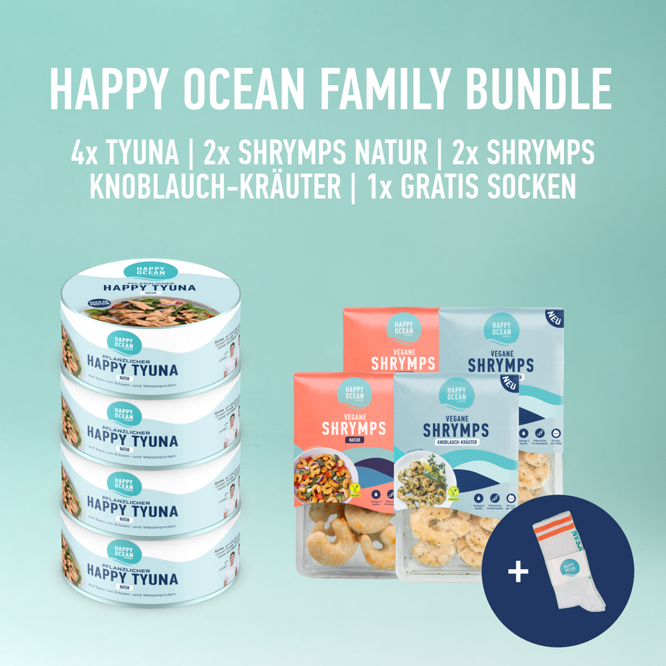 Happy Ocean Foods – 100% pflanzliches Fisch & Seafood
